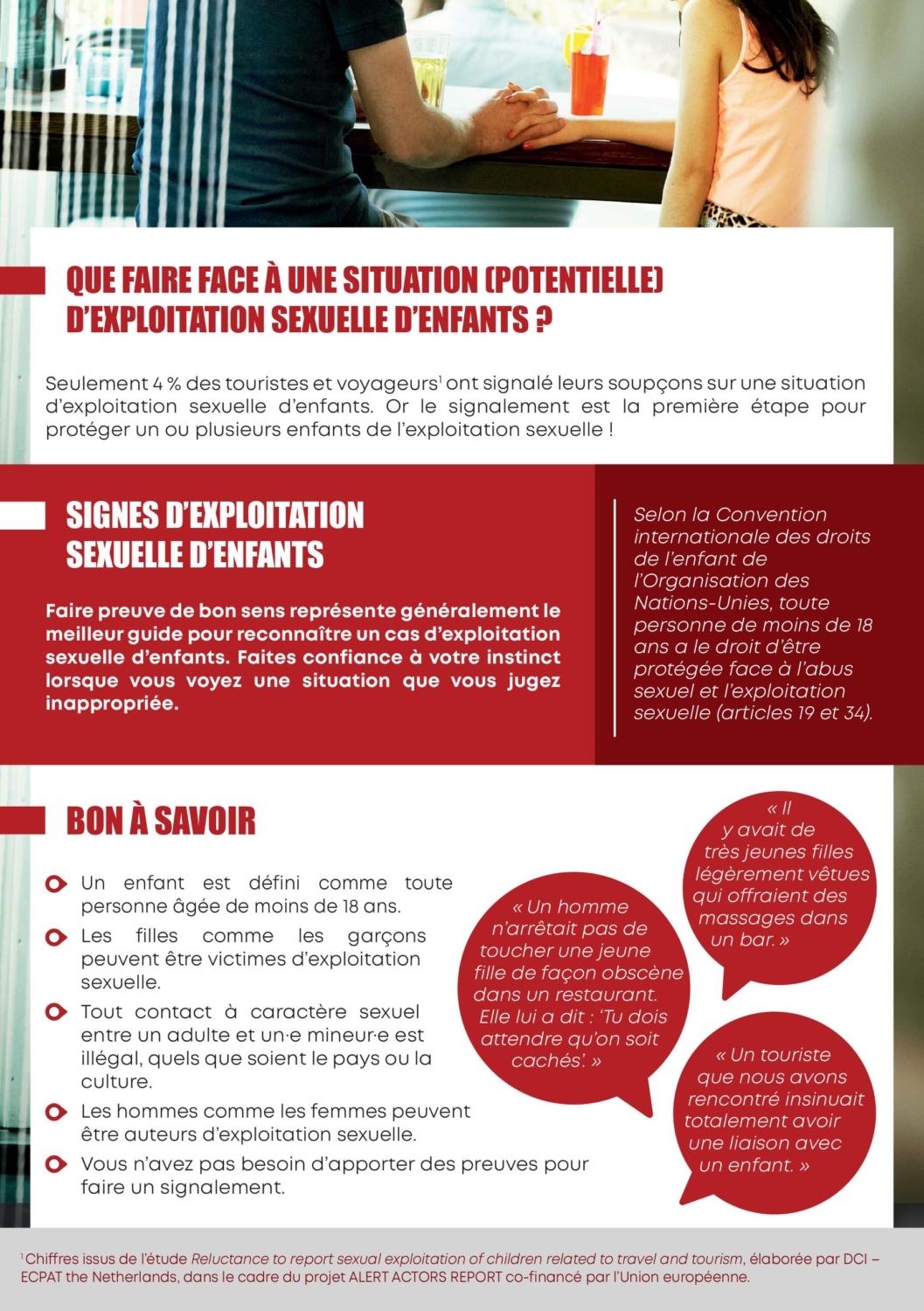 Awareness campaigns – ECPAT France